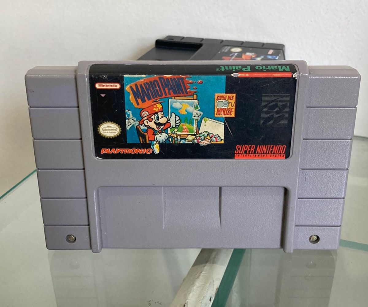 Mario Paint Super Nintendo Snes | Jogo de Videogame Nintendo Usado ...