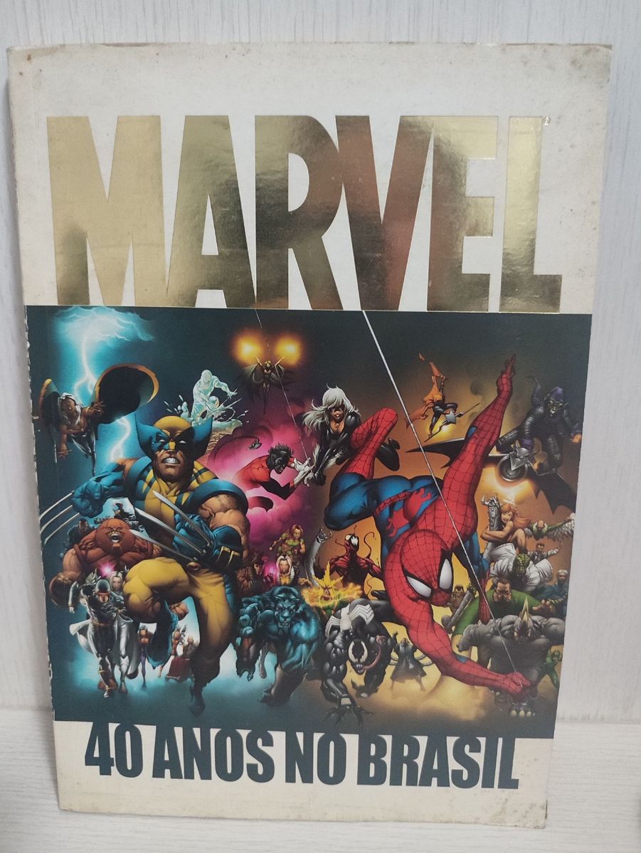 Marvel 40 Anos No Brasil | Livro Panini Usado 75303662 | enjoei