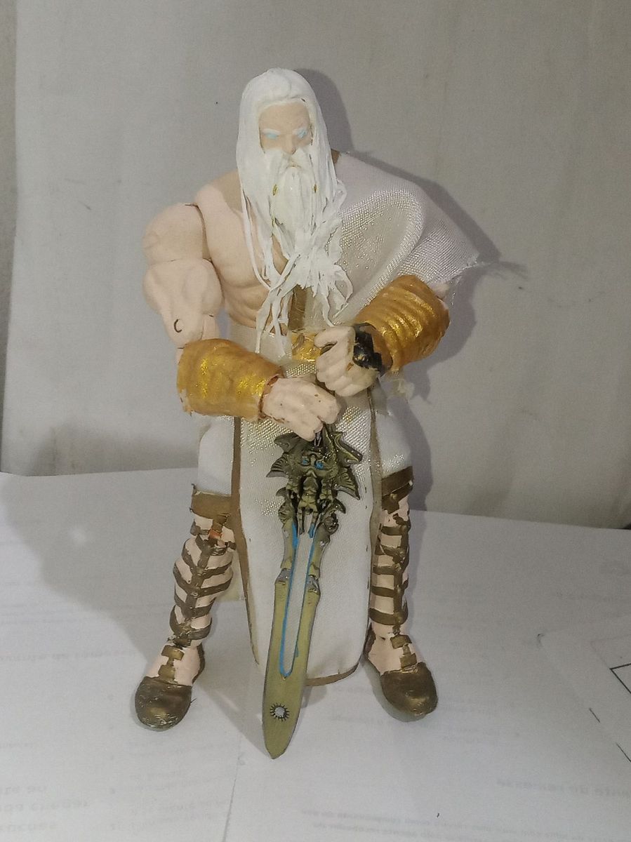 Marvel Legends Zeus God Of War Customizado | Brinquedo Marvel Usado ...