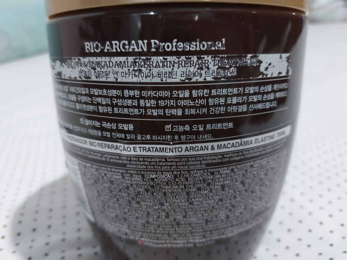 Máscara Coreana Lg Elastine 700 Gramas - Original. | Produto p/ Cabelos ...