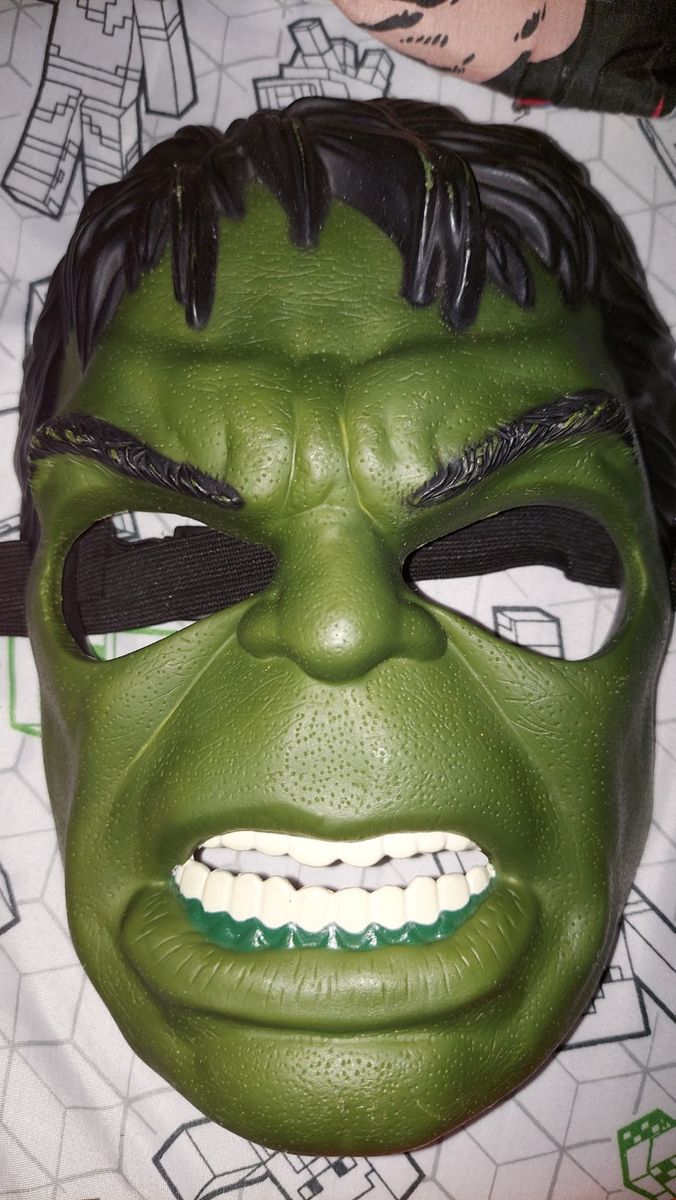 Máscara Hulk Cosplay Carnaval | Item Infantil Usado 81338536 | enjoei