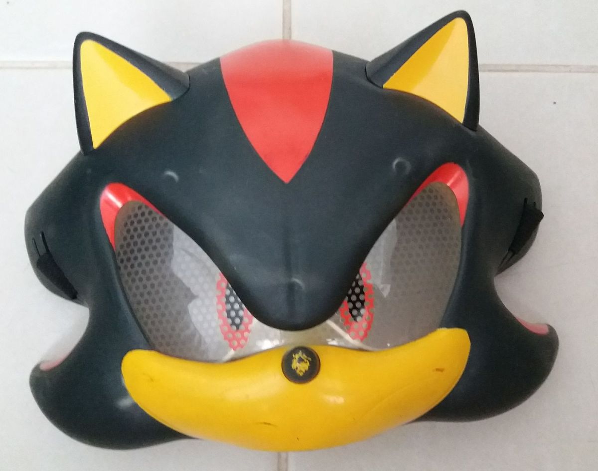 Máscara Sonic Shadow Preto | Brinquedo Usado 30149080 | enjoei