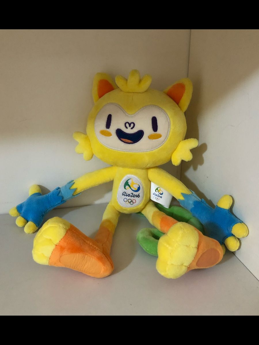 Mascote Vinicius Olimpíadas Rio 2016 | Pelúcia Tm Rio 2016 Usado ...