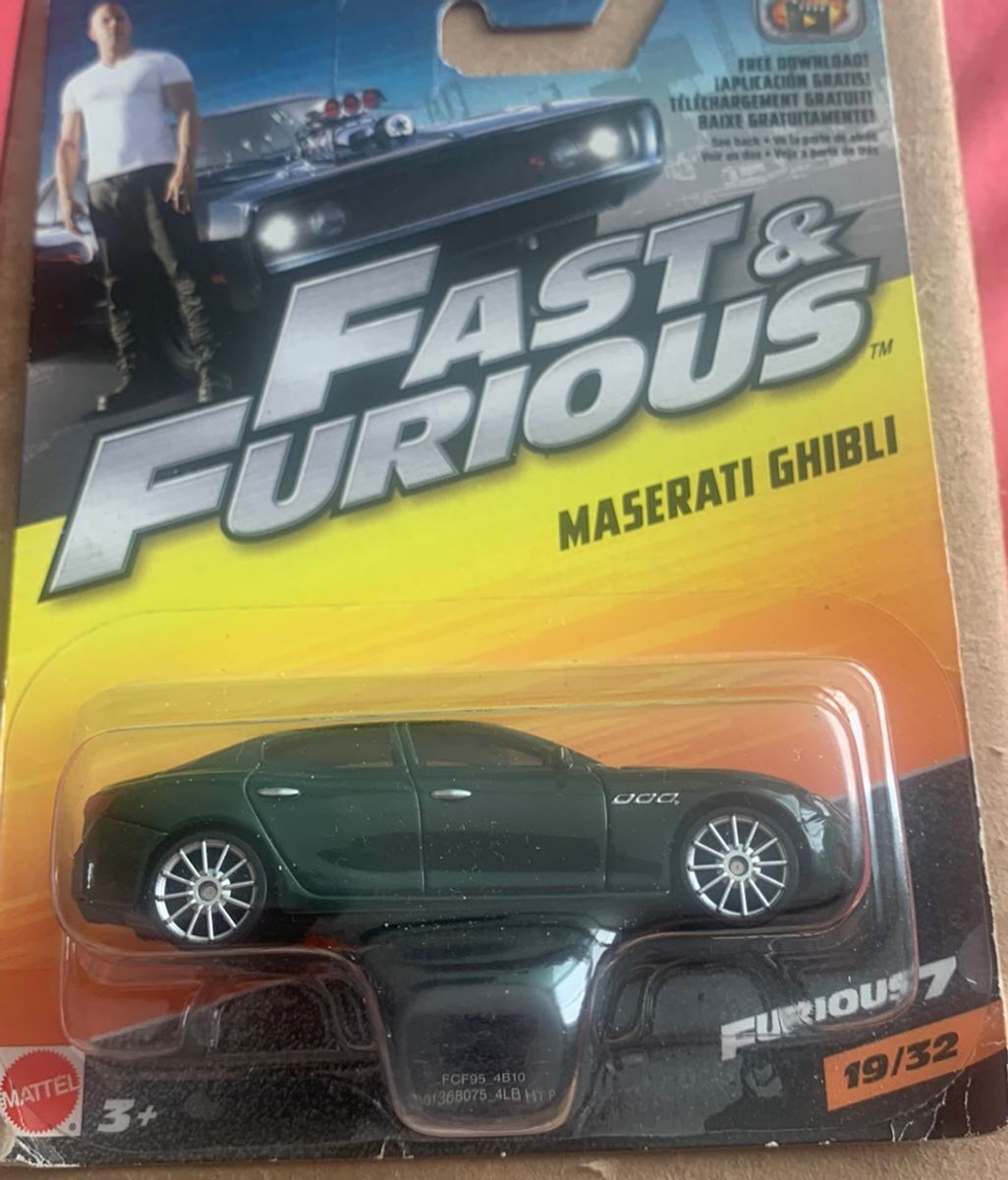 Maserati Ghibli - Fast & Furious - 2017 | Produto Masculino Fast ...