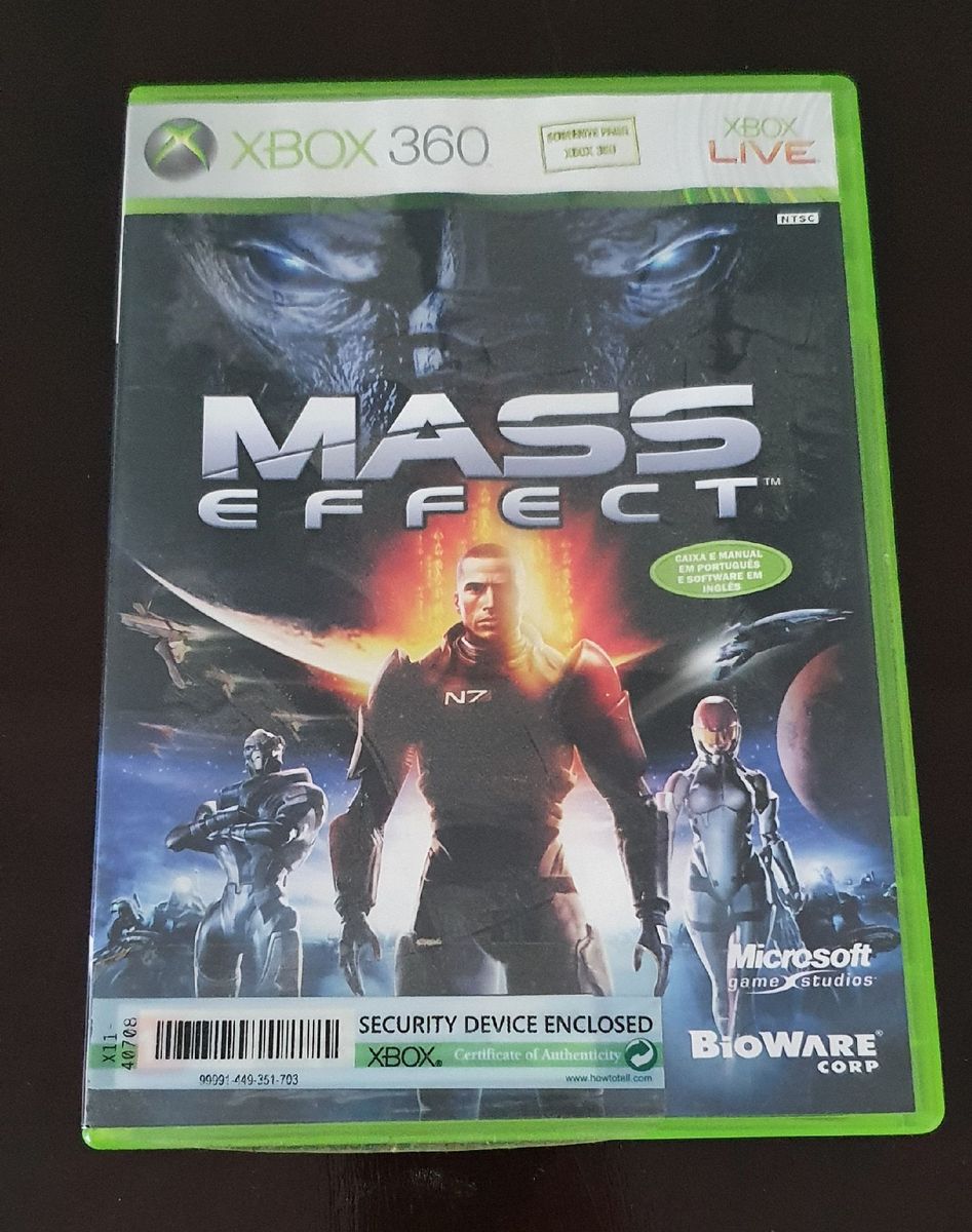 Mass Effect Xbox 360 | Jogo de Videogame Xbox Usado 75305269 | enjoei