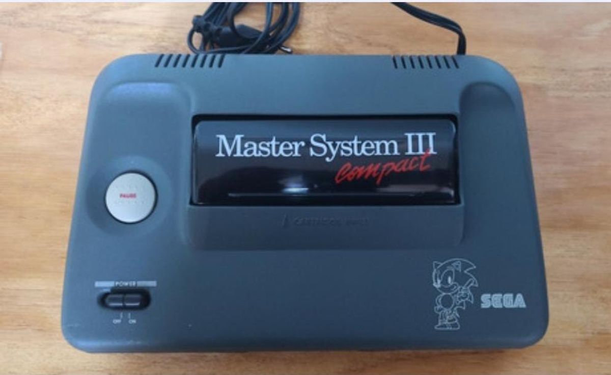 Master System 3 Compact com Sonic Na Memória | Console de Videogame ...