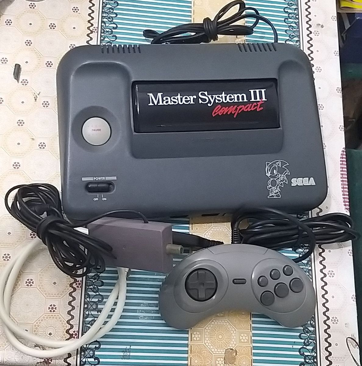 Master System 3 Compact, Completo, Testado 100%. com Sonic Na Memória e ...