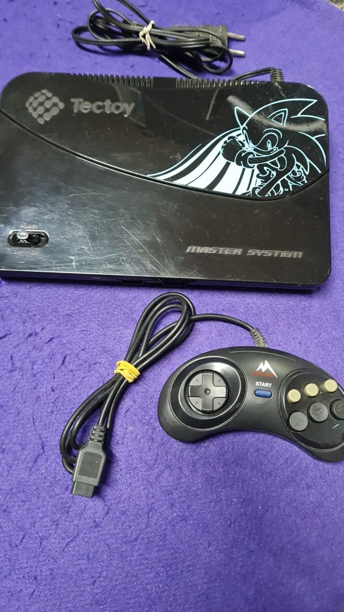 Master System 4 Sega Original com Muitos Jogos Na Memória | Item Info ...