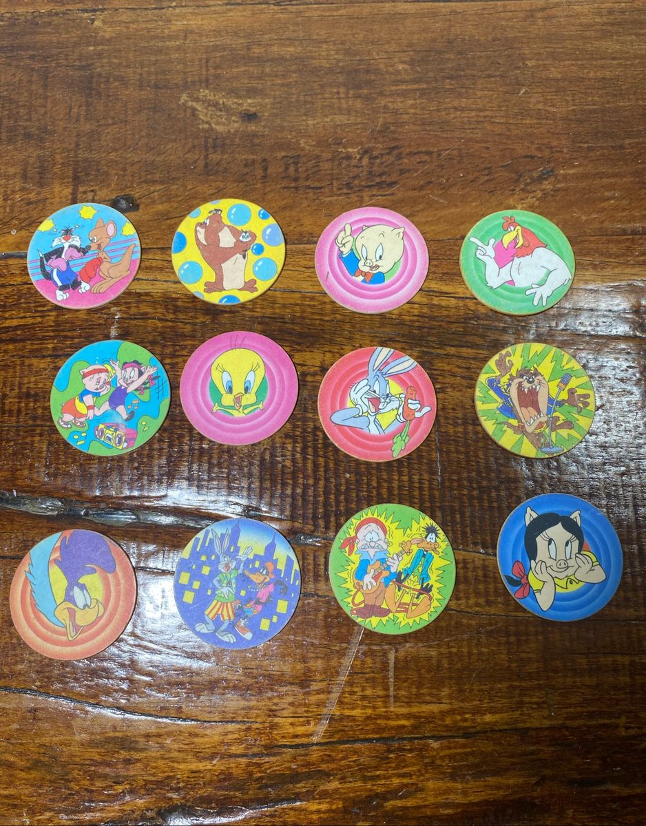 Master Tazo Elma Chips 12 Mega Tazos Looney Tunes 1997 | Brinquedo ...