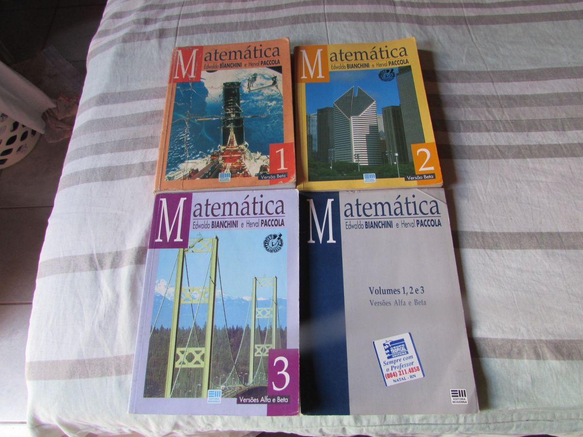 Matemática - Coleção Completa com 3 Livros + Manual do Mestre com As ...