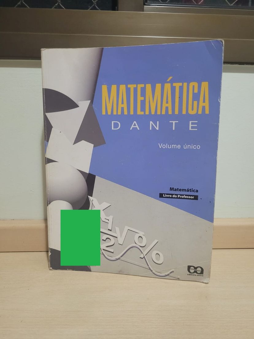 Matemática - Dante - 2009 - Volume Único | Livro ática Usado 105880897 ...
