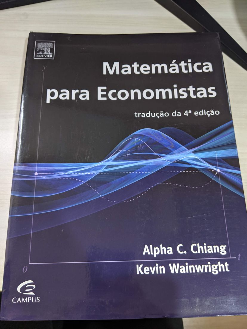 Matemática para Economistas - Alpha C. Chiang e Kevin Wainwright ...