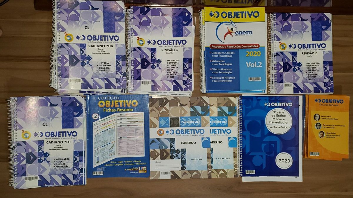 Materiais Didáticos/apostilas-curso Pré-vestibular Objetivo | Livro ...