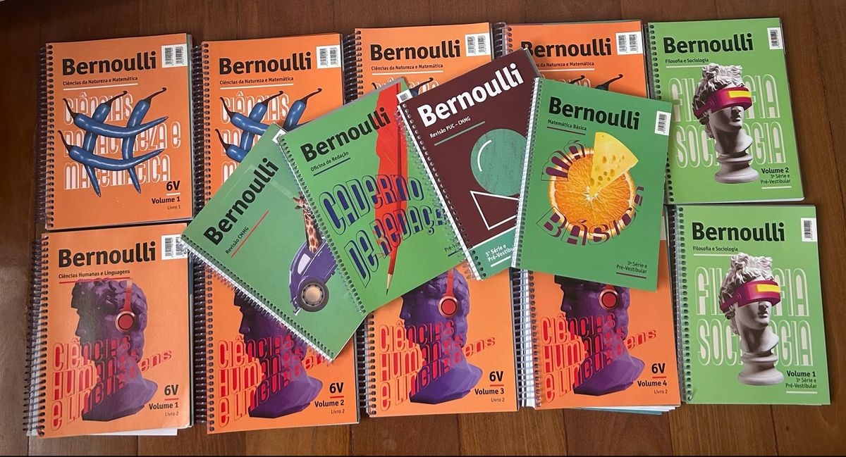 Material Bernoulli 6v 2022 (apenas até O 4º Volume) | Livro Bernoulli ...