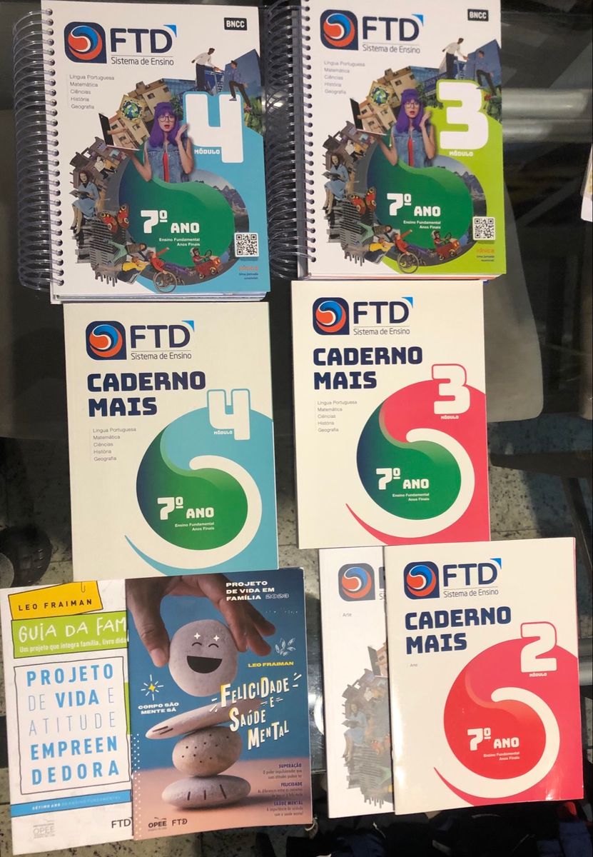 Material Didático Ftd Trilhas 7 Ano | Livro Ftd Nunca Usado 94684019 ...