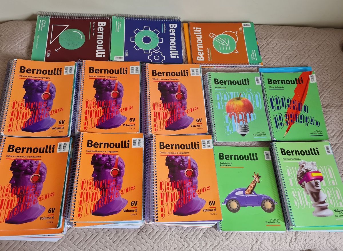 Material Usado Bernoulli Pre Vestibular 2022 | Livro Bernoulli Usado ...