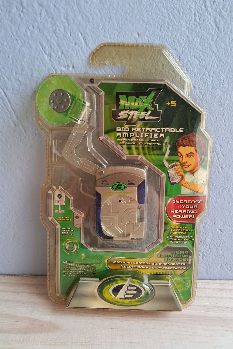 Max Steel Bio Amplificador Retrátil Toytek | Item Info & Eletro Max ...