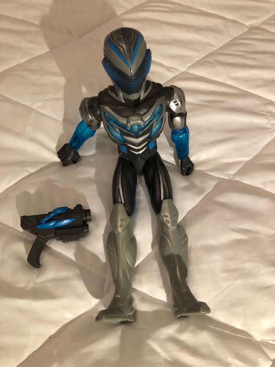 Max Steel com Arma Boneco Azul | Brinquedo Max Steel Usado 93245018 ...