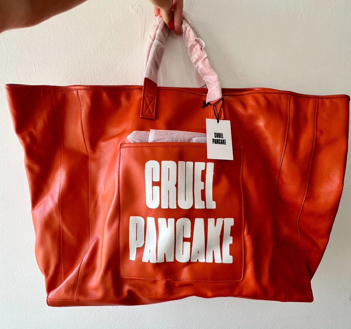 Maxi Bag Cruel Pancake 100% Couro Nova com Etiqueta | Clutch Feminina ...