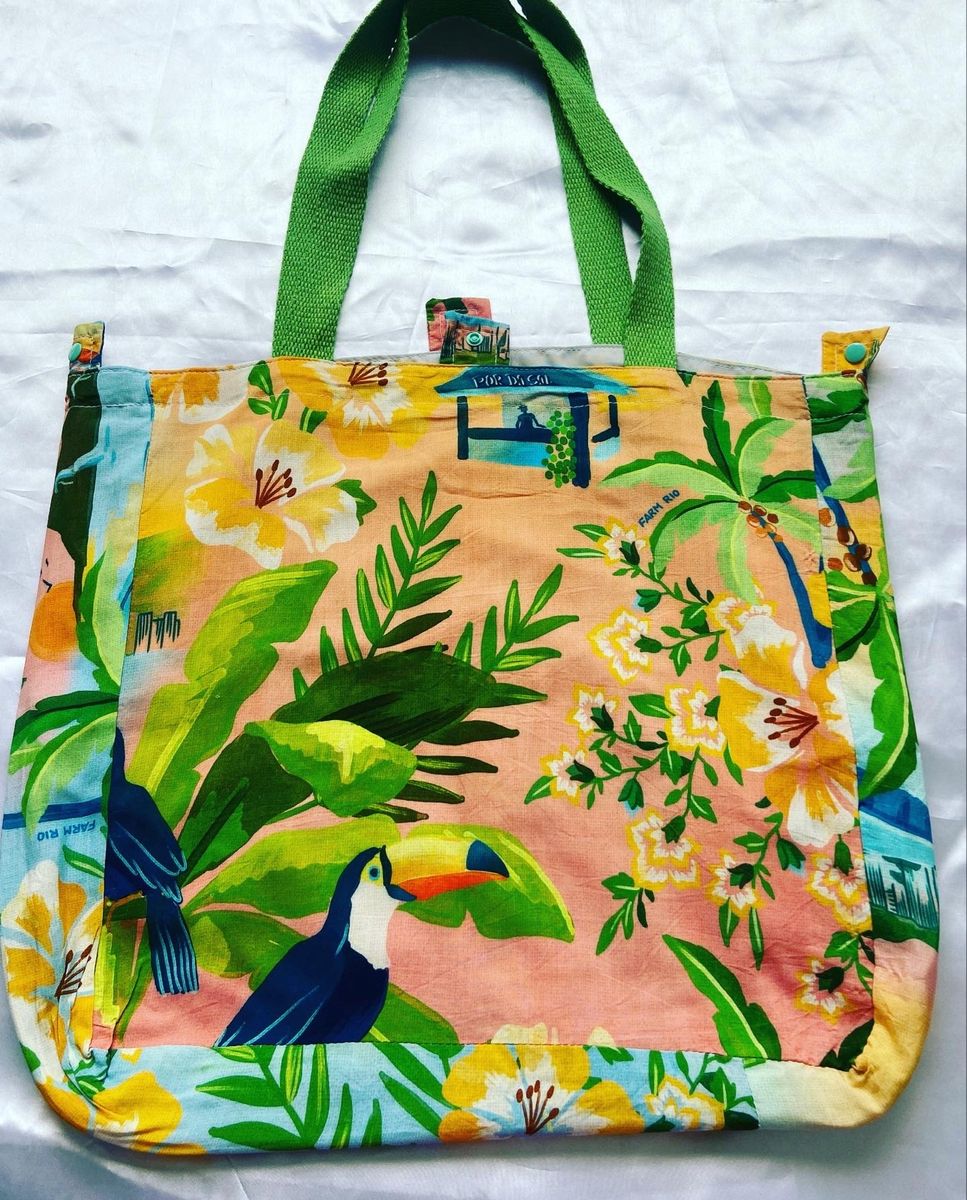 Maxi Bolsa Farm Rio | Bolsa de Ombro Feminina Farm Nunca Usado 79912596 ...