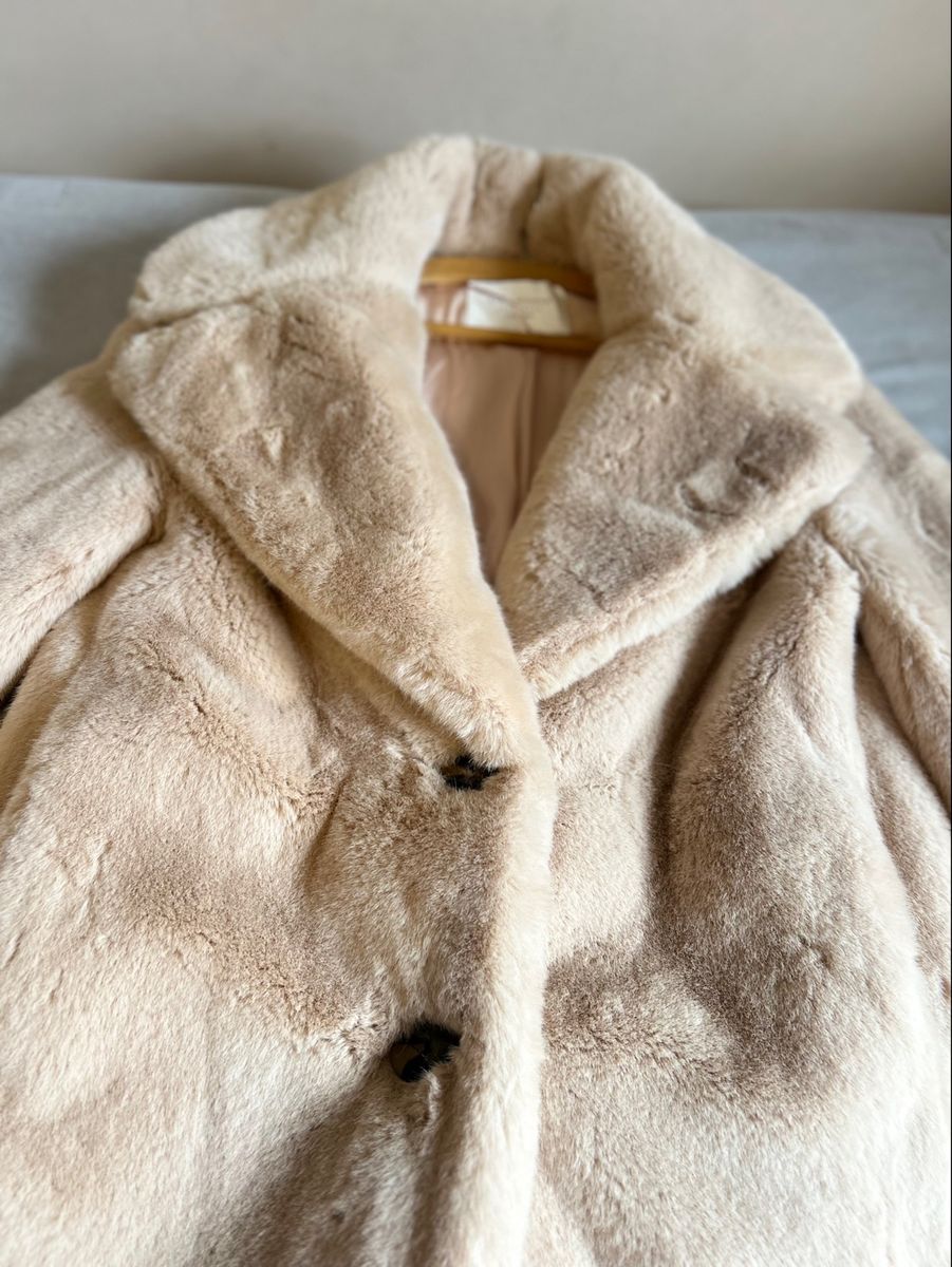 Maxxi Casaco Pelo Fake Zara | Casaco Feminino Zara Usado 86295065 | enjoei