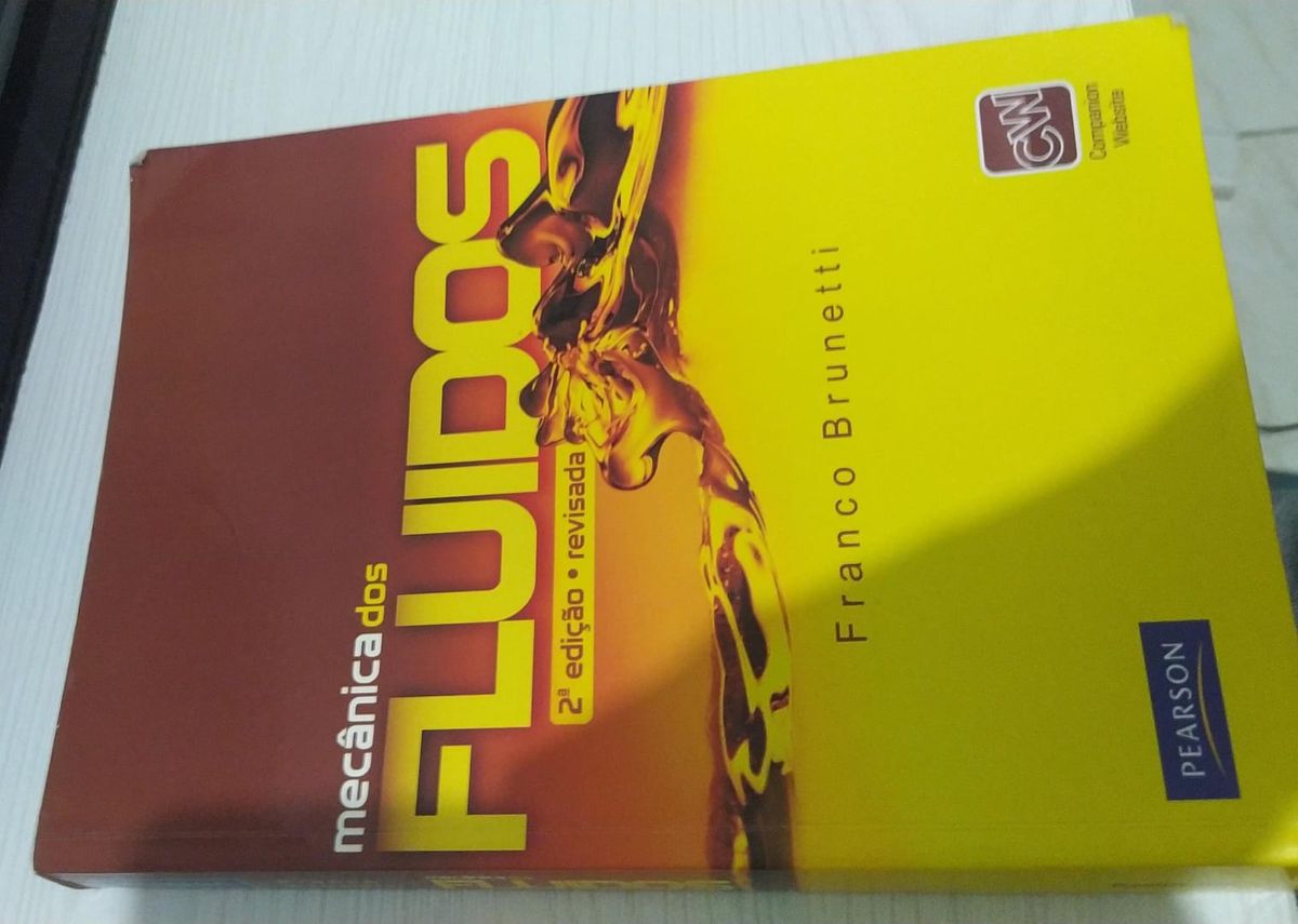 Mecânica Dos Fluidos 2ª Edição - Franco Brunetti | Livro Usado ...