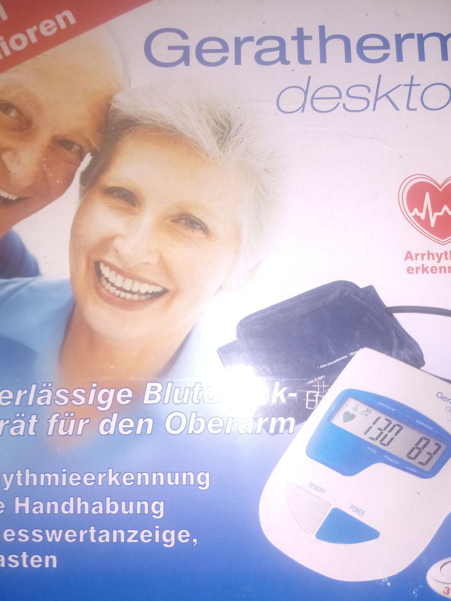 Medidor de Pressão Profissional ,geratherm Desktop | Cacareco Geratherm ...