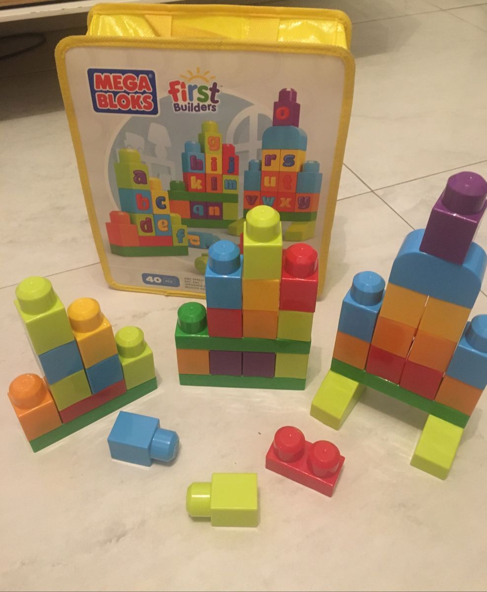 Mega Blocks Fisher Price | Brinquedo para Bebês Fisher Price Usado ...