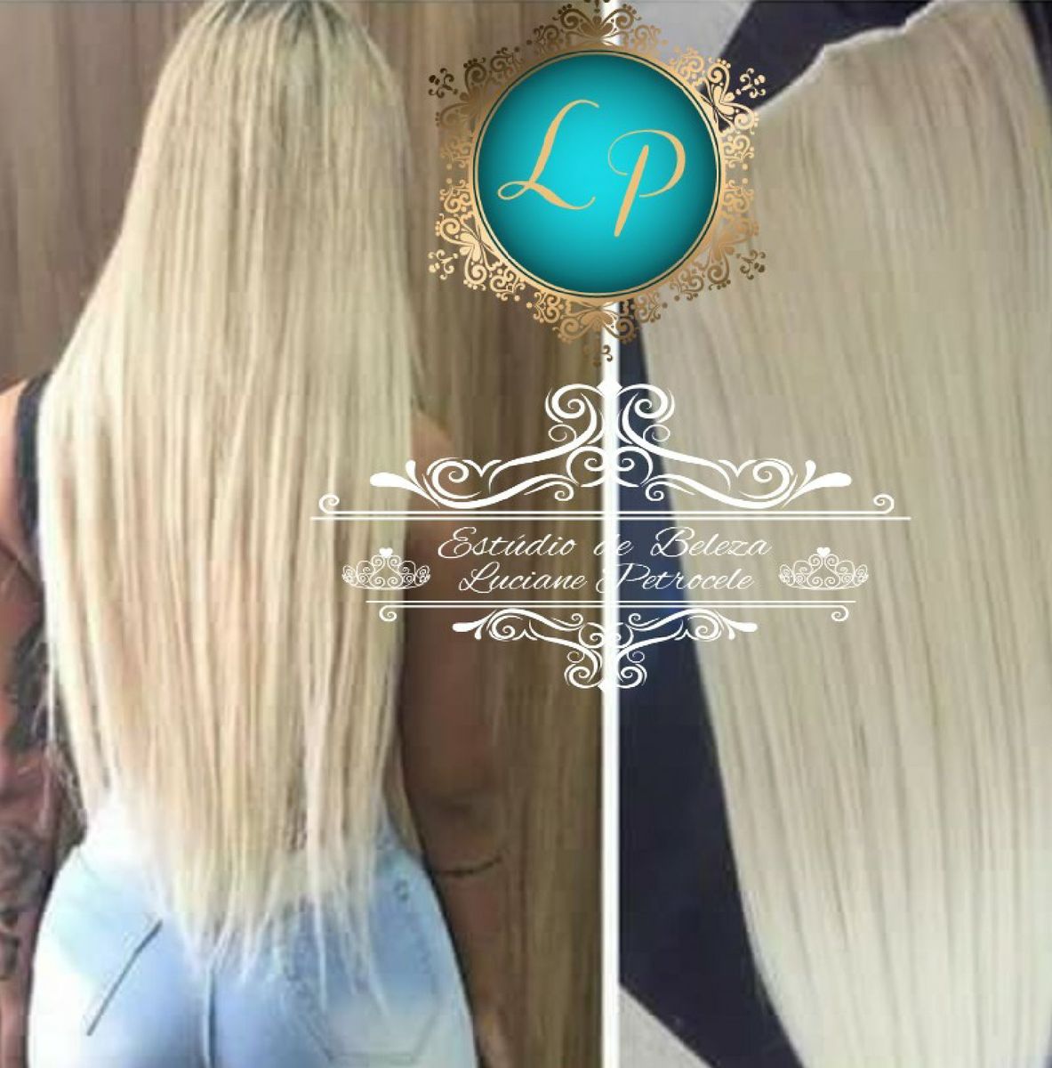 Mega Hair de Fibras de Bambu com Tic Tac | Produto p/ Cabelos Feminino ...