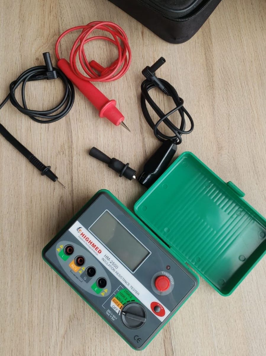 Megôhmetro Digital Portatil Faixa 2500v e 20 Gigaohms Mod. Hm-2500 ...