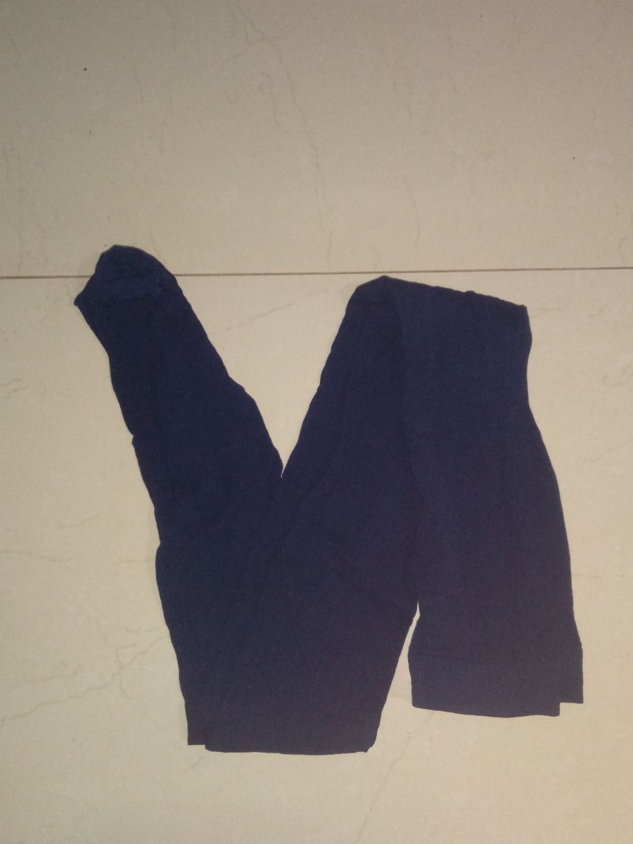Meia Calça Azul Marinho | Calça Feminina Usado 53392588 | enjoei