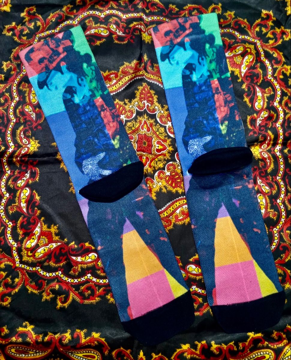 Meia Michael Jackson Cano Alto | Produto Masculino Michael Jackson ...