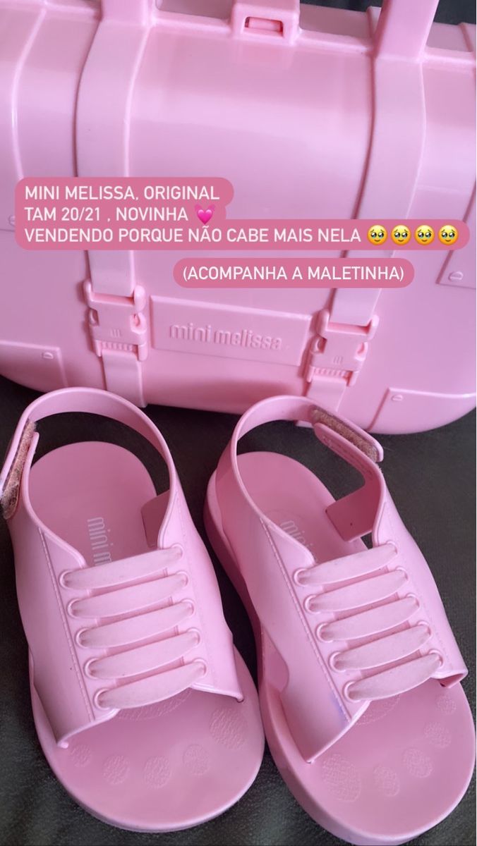 Melissa Baby Original | Calçado Infantil para Meninas Melissa Usado ...