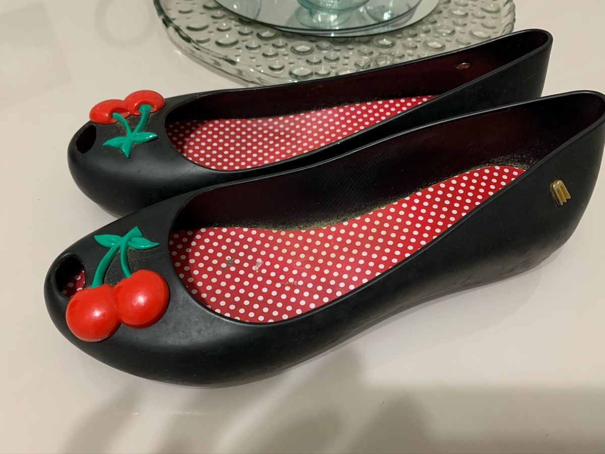 Melissa Cereja 36 | Sapatilha Feminina Melissa Usado 72306997 | enjoei