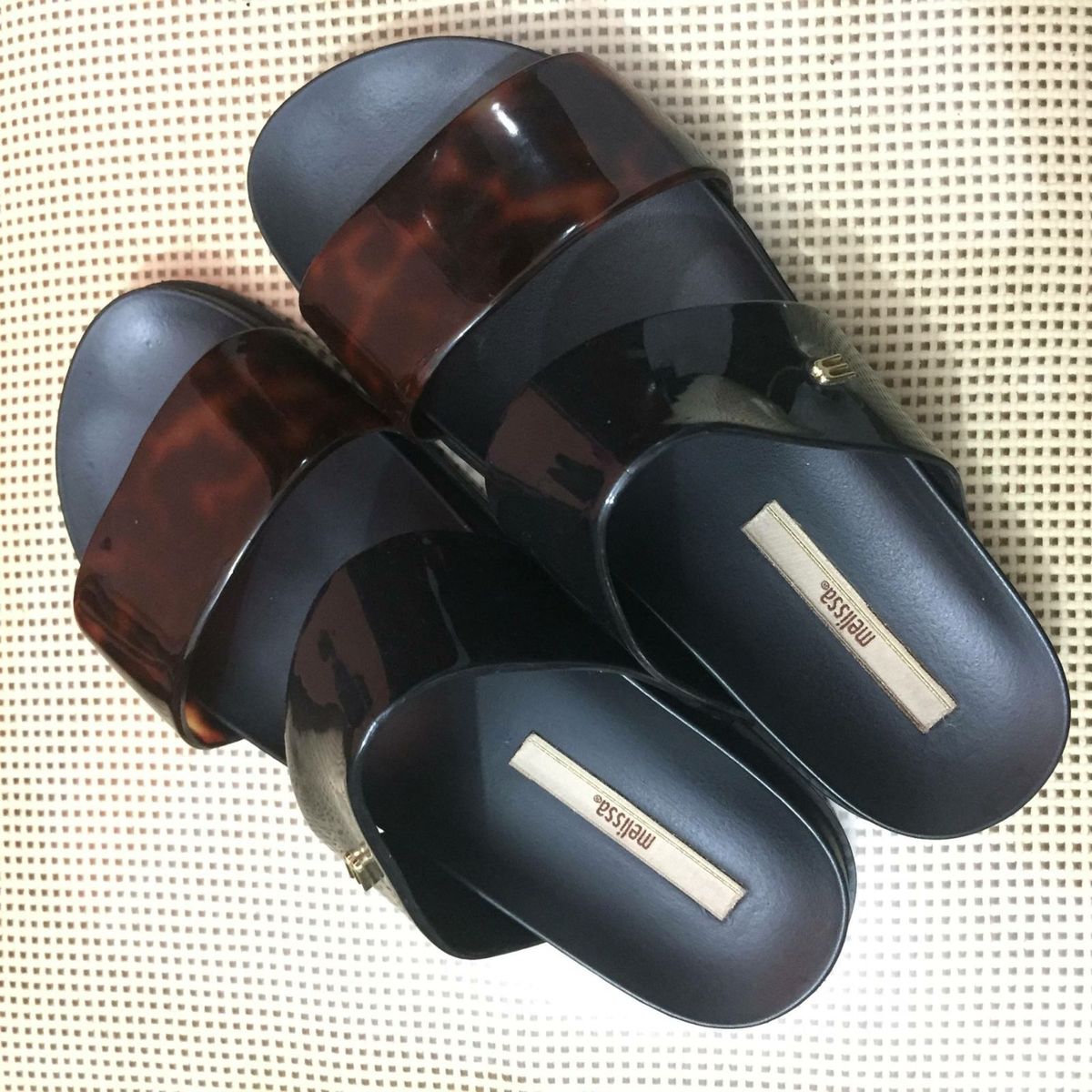 Melissa Cosmic Tartaruga | Rasteira Feminina Melissa Usado 22760355 ...