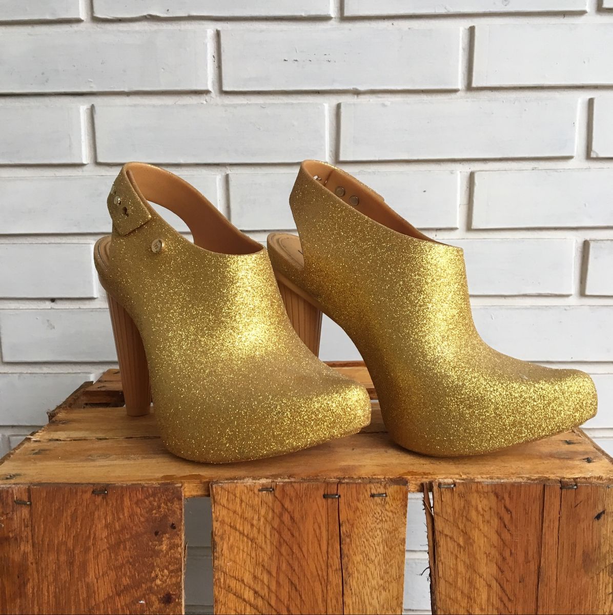 Melissa Glitter Sapato Feminino Melissa Nunca Usado 34159014 Enjoei