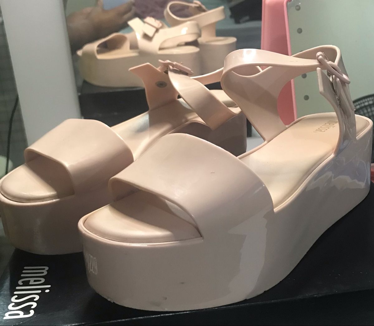 Melissa Mar Plataforma | Sandália Feminina Melissa Usado 69954069 | enjoei