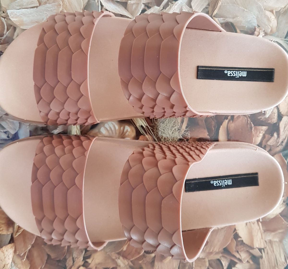 Melissa Marrom Estilo Birk | Rasteira Feminina Melissa Nunca Usado ...