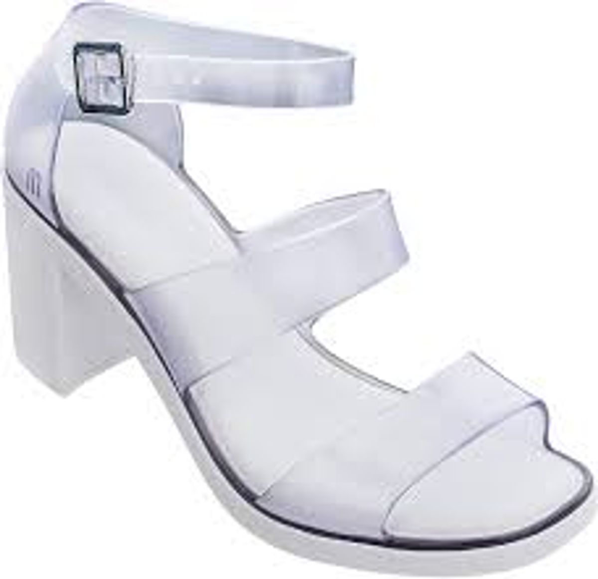 Melissa Model Ad - 32691 - 39/40 Vidro/branco | Sandália Feminina ...