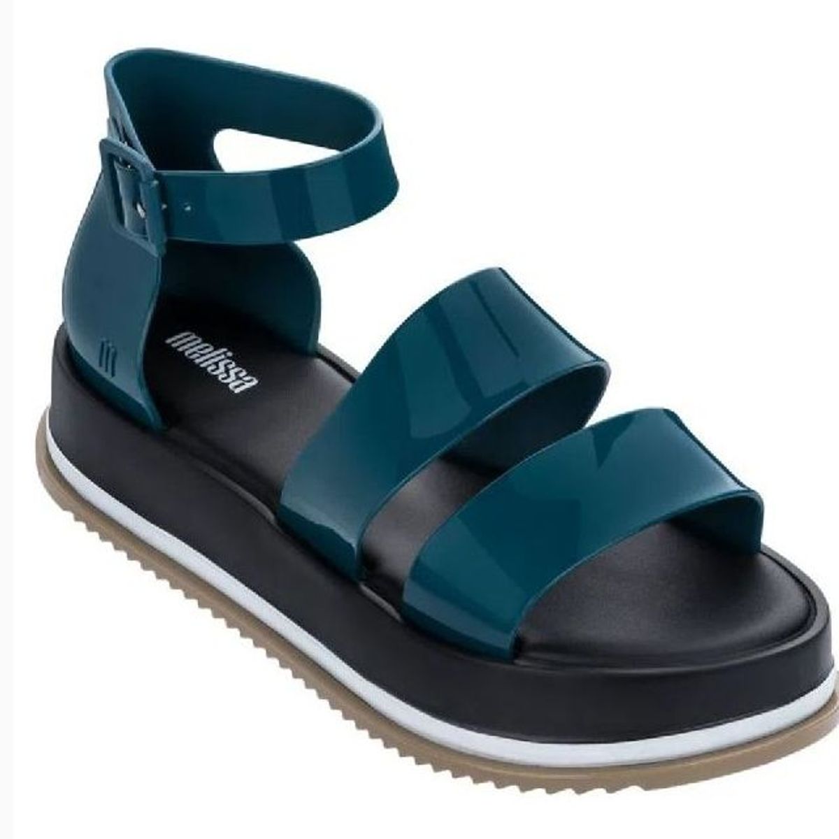 Melissa Model Platform Azul Petróleo 39/40 | Sandália Feminina Melissa ...
