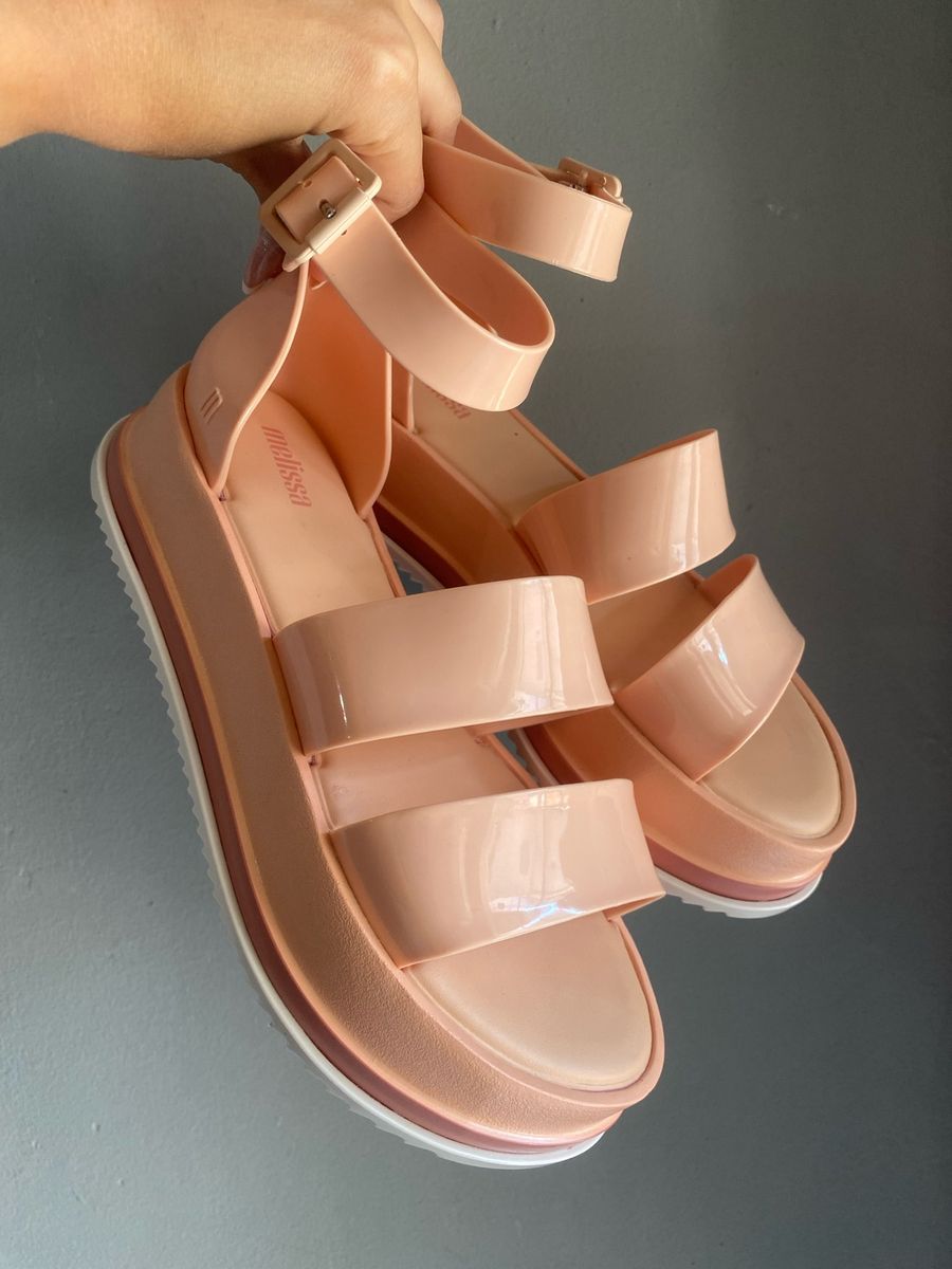 Melissa Model Rosa | Rasteira Feminina Melissa Usado 109563921 | enjoei