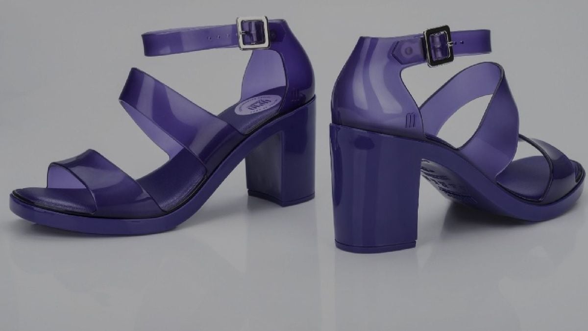 Melissa Model Roxa | Sandália Feminina Melissa Usado 91315437 | enjoei