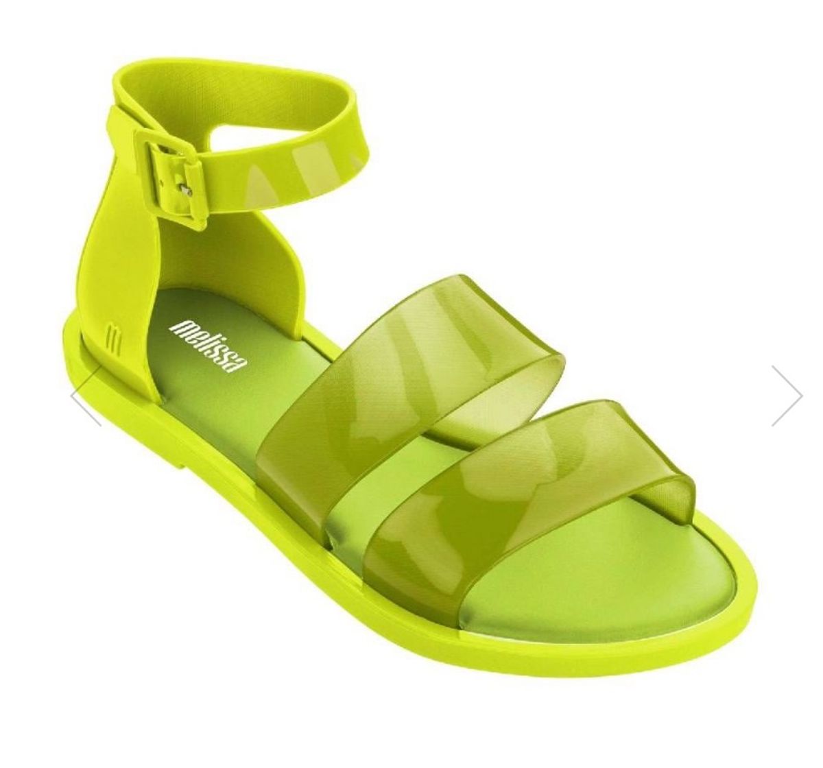 Melissa Model Sandal Amarelo Neon | Sandália Feminina Melissa Usado ...