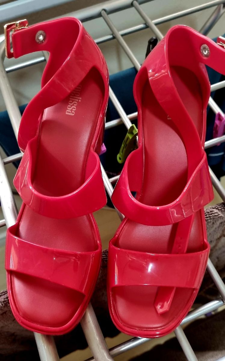 Melissa Model Vermelho | Sandália Feminina Melissa Nunca Usado 84142542 ...