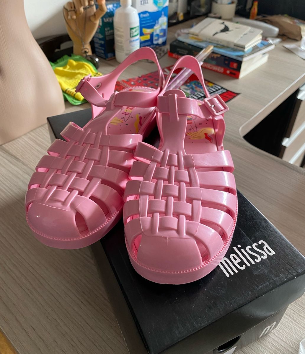Melissa Possession Cosmica Rosa Chiclete | Sandália Feminina Melissa Nunca Usado 77467935 | enjoei