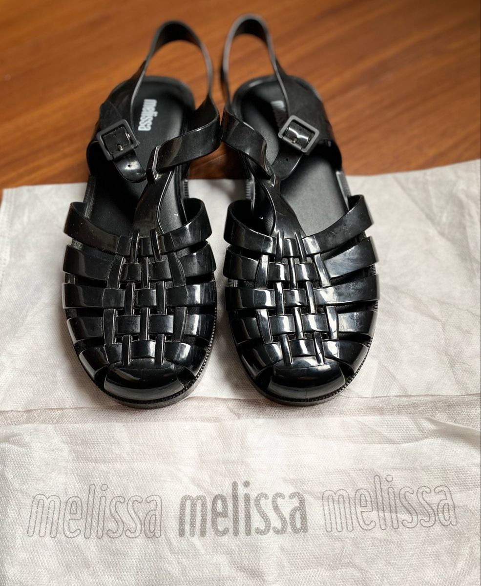 Melissa Possession Preta | Sandália Feminina Melissa Usado 78324375 ...