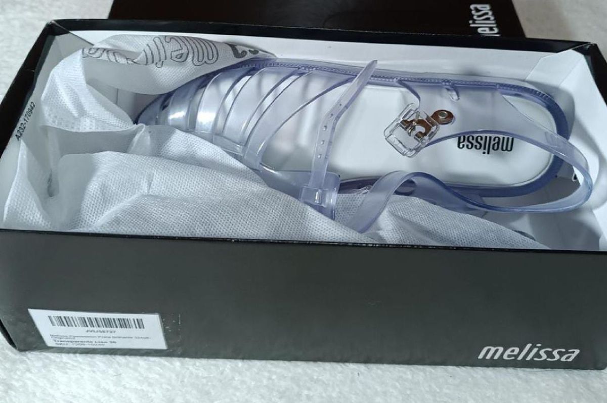 Melissa Possession Transparente Original Nova. | Sandália Feminina ...