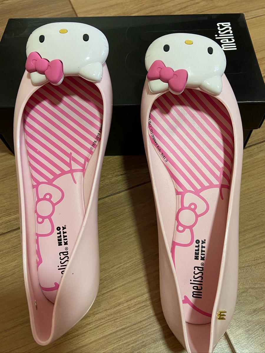 Melissa Spa e Love + Hello Kitty Rosa/branco 37 | Sapatilha Feminina ...