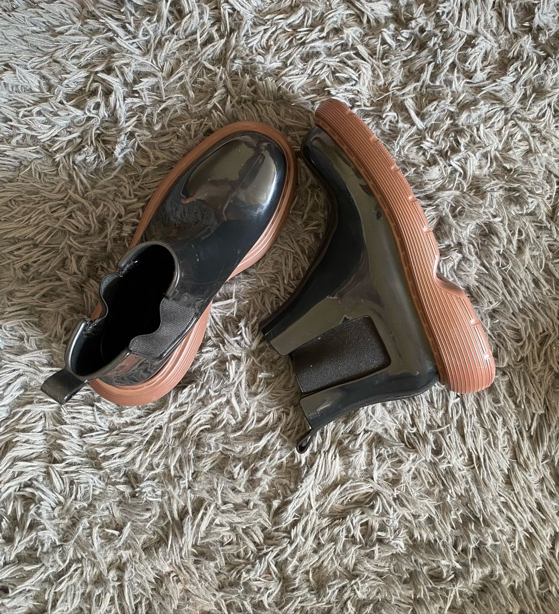 Melissa Step Boot Preta | Bota Feminina Melissa Usado 81689704 | enjoei