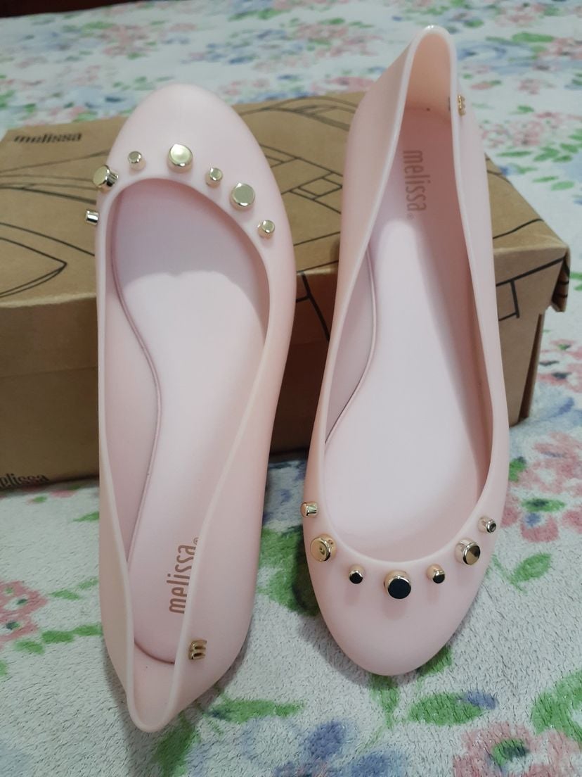 Melissa Sweet Love 2 Rosa Dourado | Sapatilha Feminina Melissa Nunca ...
